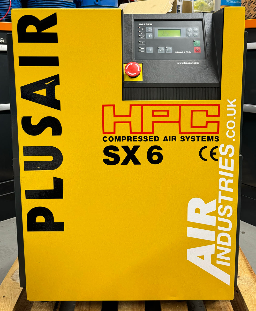 HPC / Kaeser SX6 Floor Mounted Rotary Screw Compressor (4.0Kw, 21CFM ...