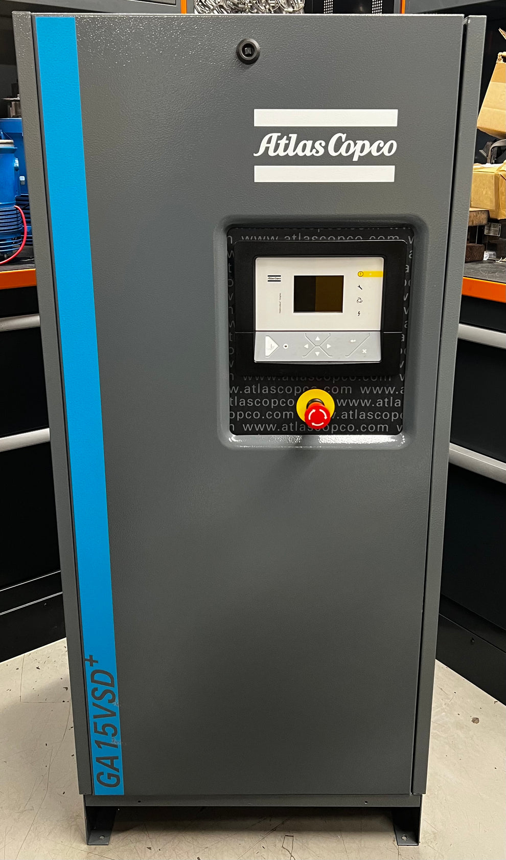 Atlas Copco GA15VSD+ Variable Speed Drive Rotary Screw Compressor (88 ...