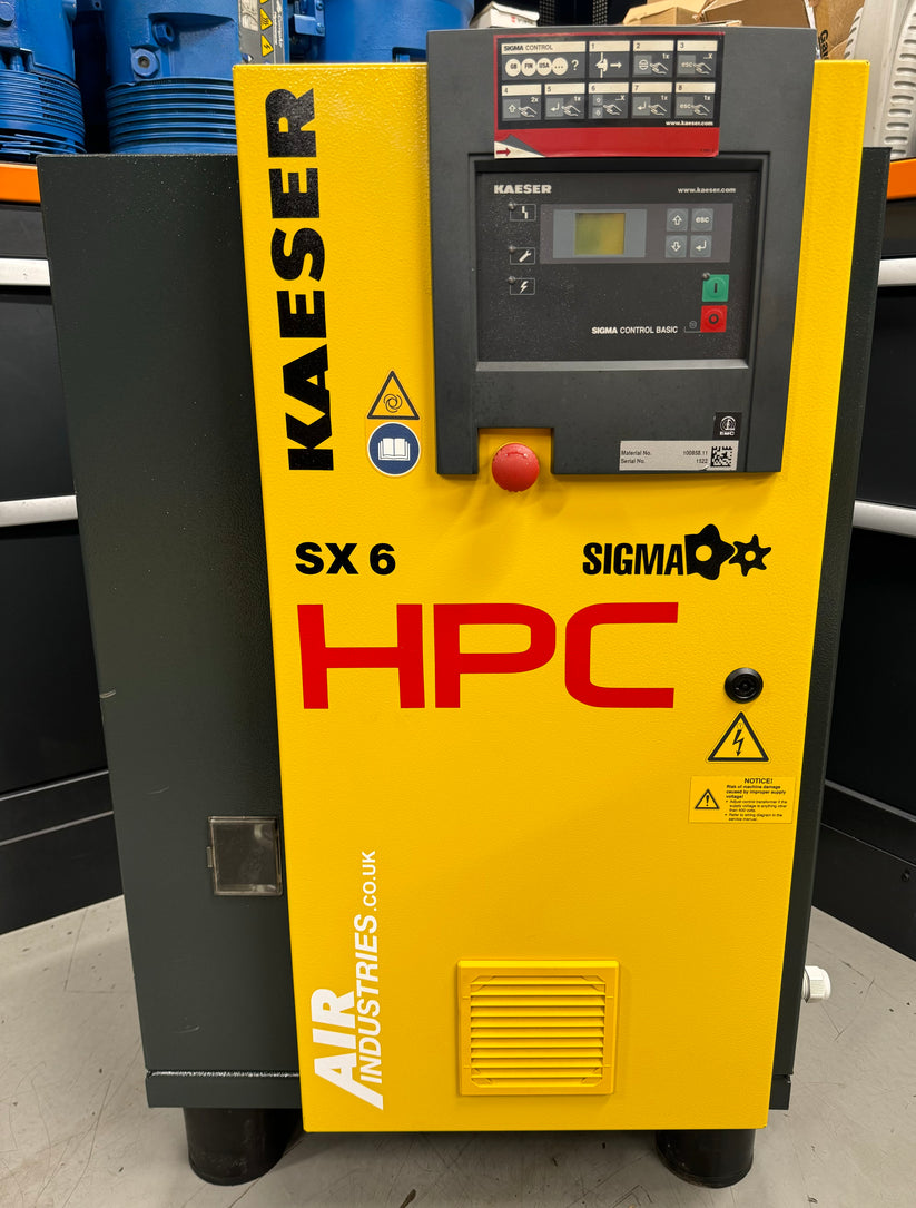 HPC / Kaeser SX6 Rotary Screw Compressor (4.0Kw, 17CFM, 11Bar, 159psi ...