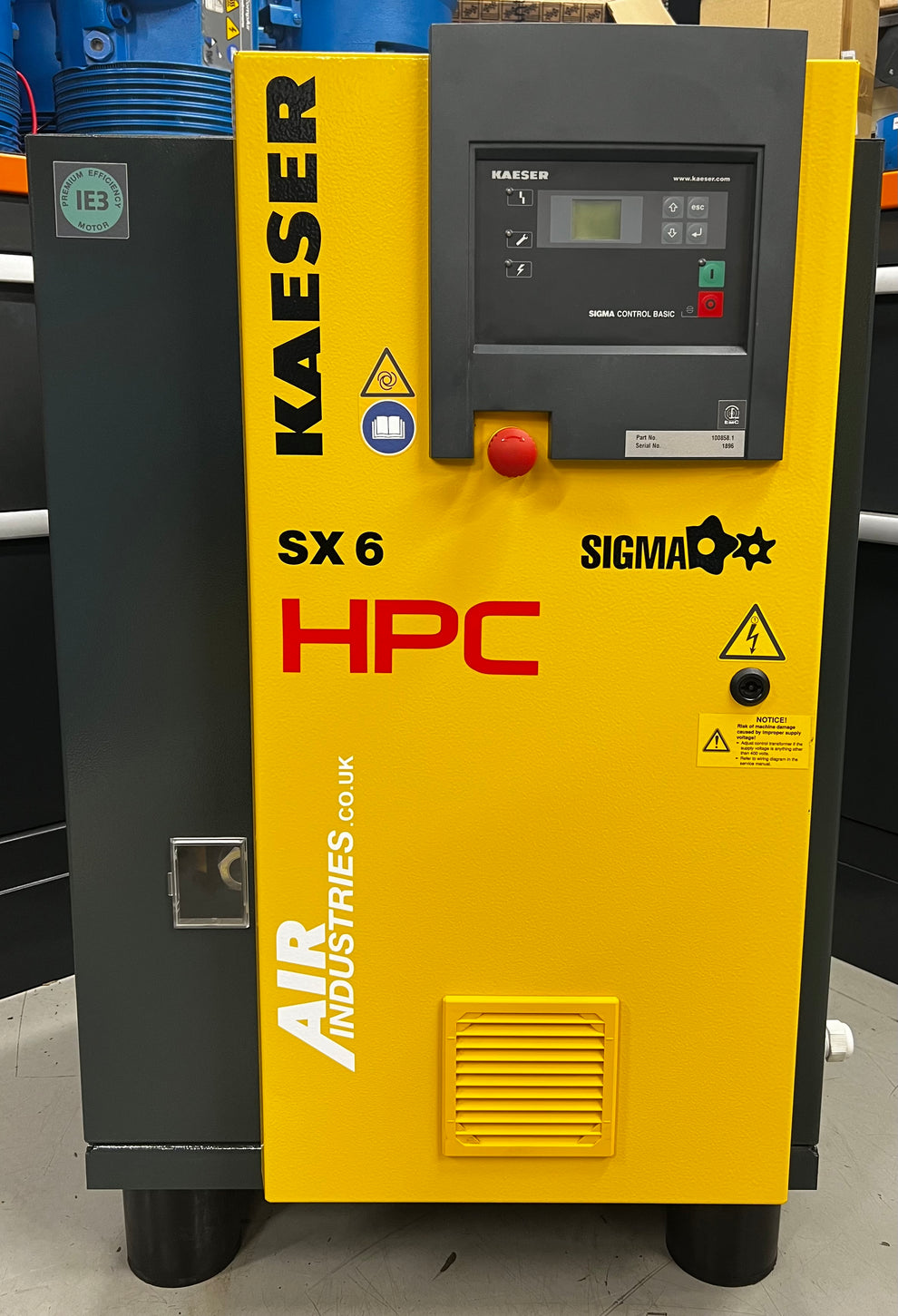 HPC / Kaeser SX6 Rotary Screw Compressor (4.0Kw, 17CFM, 11Bar, 159psi ...
