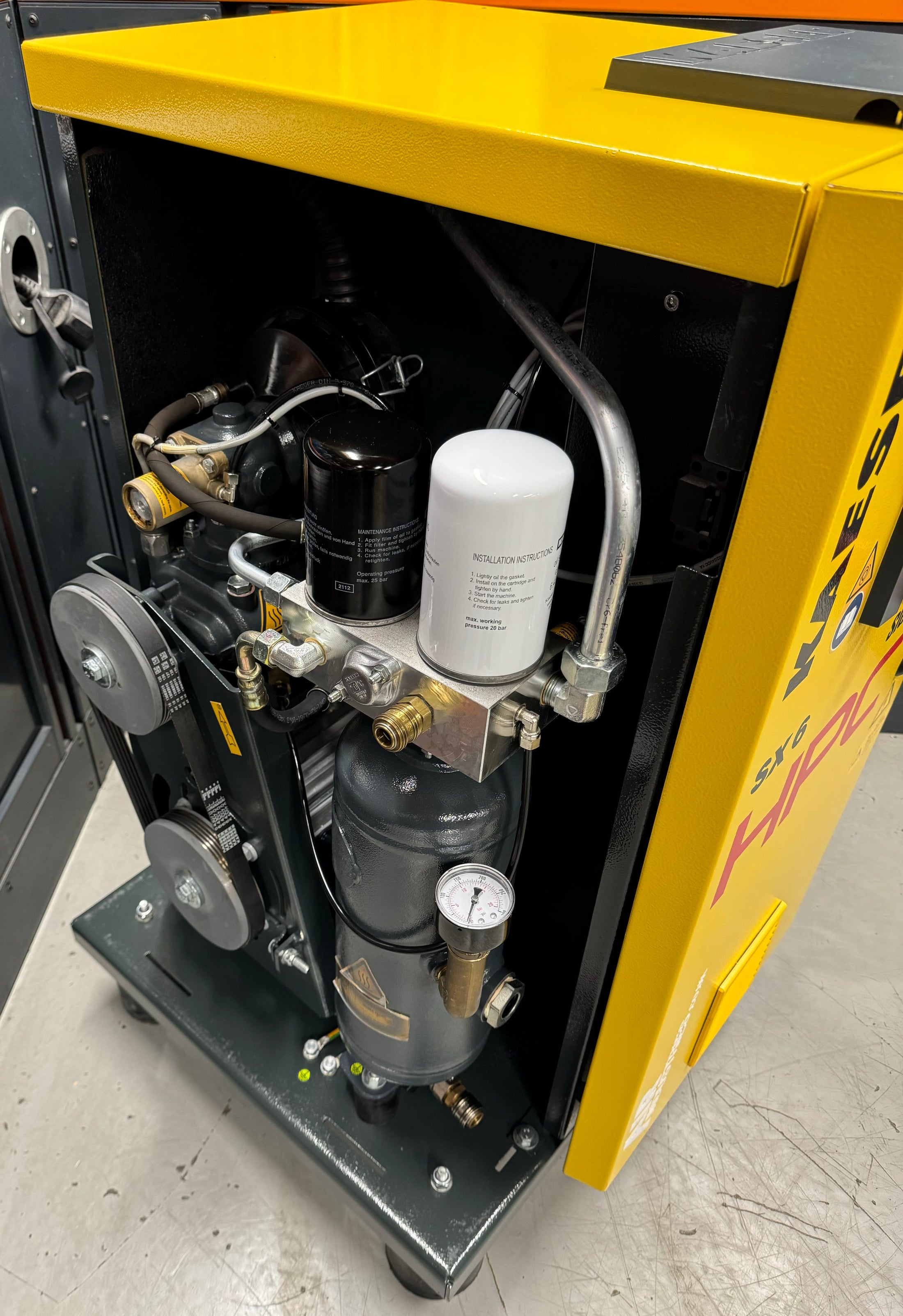 HPC / Kaeser SX6 Rotary Screw Compressor (4.0Kw, 17CFM, 11Bar, 159psi ...