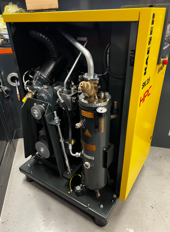 HPC / Kaeser SK25 Rotary Screw Compressor (15Kw, 20HP, 88.28CFM, 8Bar ...