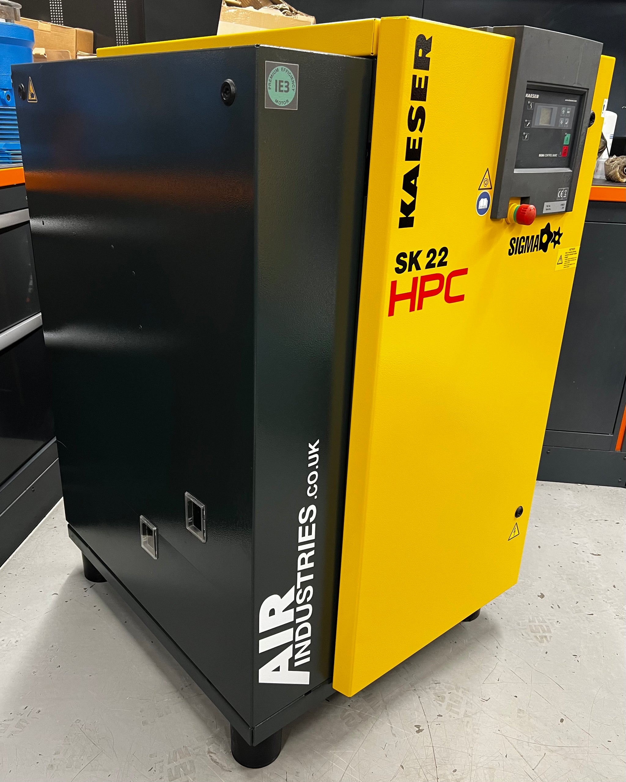 HPC / Kaeser SK22 Rotary Screw Compressor (11Kw, 15HP, 70CFM, 8Bar ...