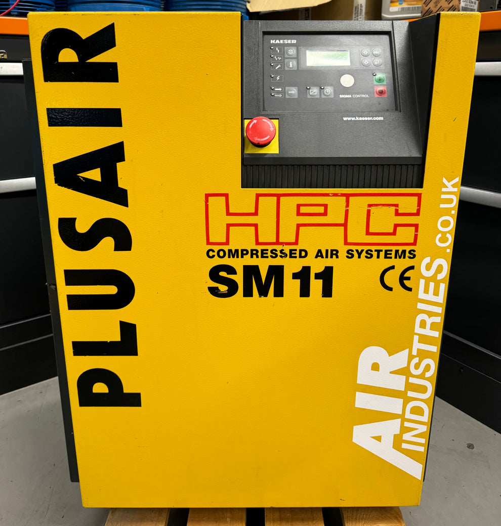HPC / Kaeser SM11 Floor Mounted Rotary Screw Compressor (7.5Kw, 40CFM ...
