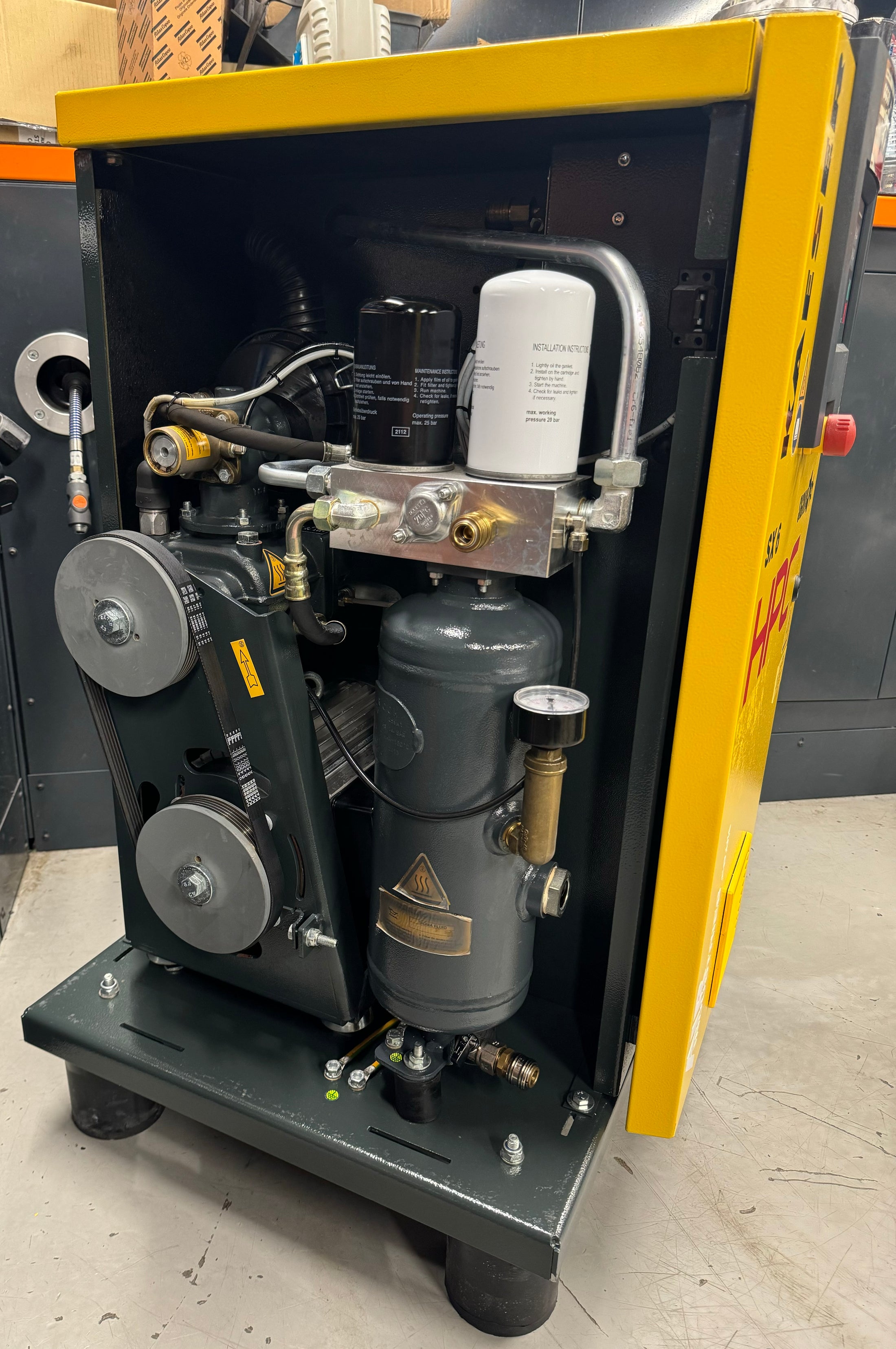 HPC / Kaeser SX6 Rotary Screw Compressor (4.0Kw, 17CFM, 11Bar, 159psi ...